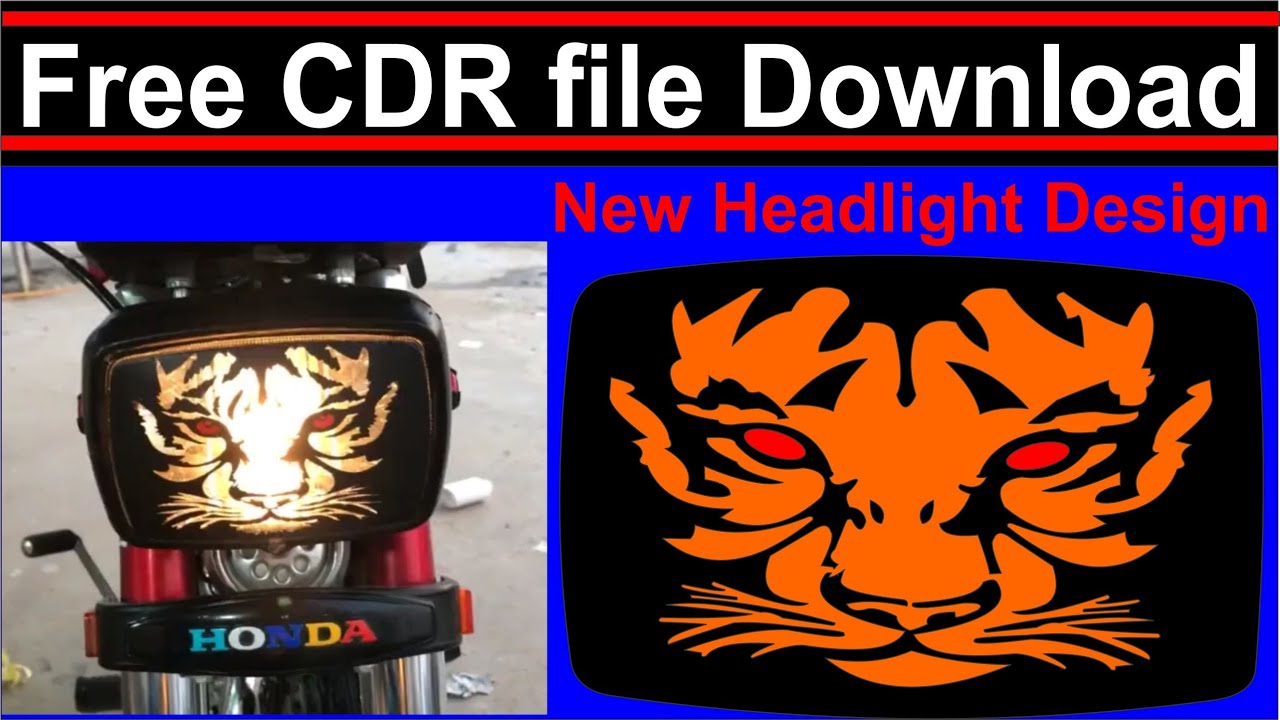 Free cdr file | corel draw file free download | bike decoration sticker ...