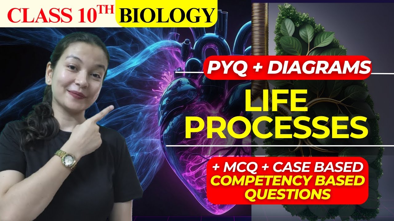 Life Processes PYQs + Competency Based Questions🔥 | | Class 10 Science ...