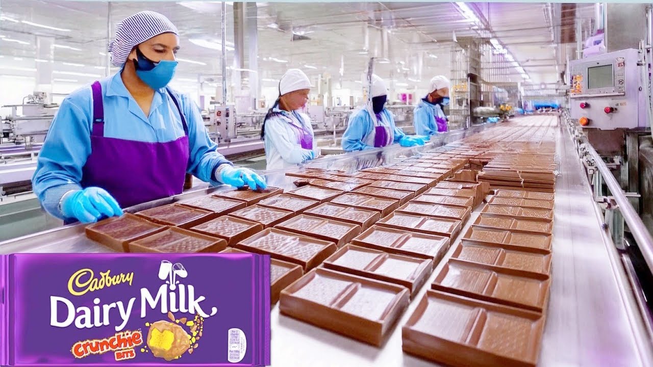 How Cadbury Dairy Milk Chocolate Is Made In Factory|How Its Made ...