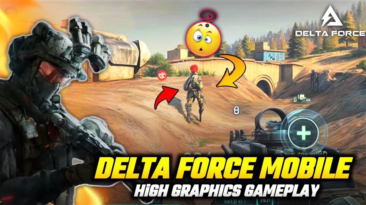 DELTA FORCE MOBILE 😍| MAX GRAPHICS GAMEPLAY | 1K SPECIAL 🎉 | DELTA ...