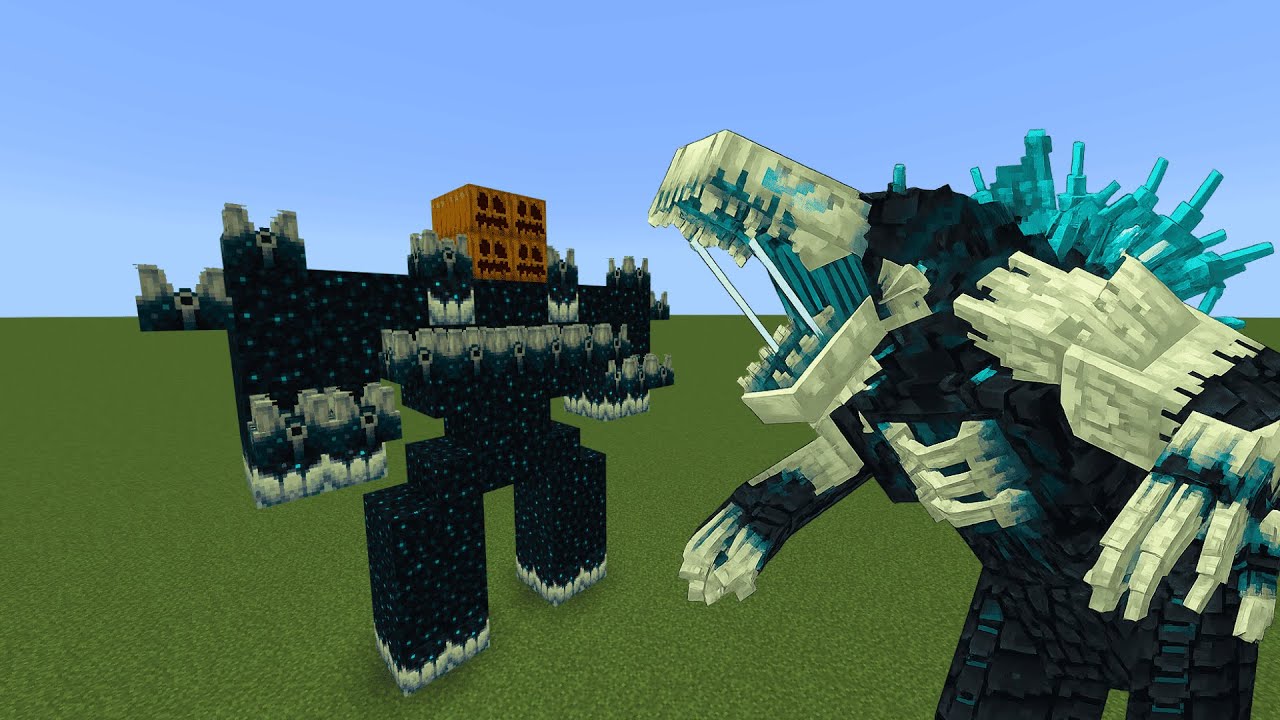 How To Spawn WARDENZILLA in Addon Minecraft PE - YouTube