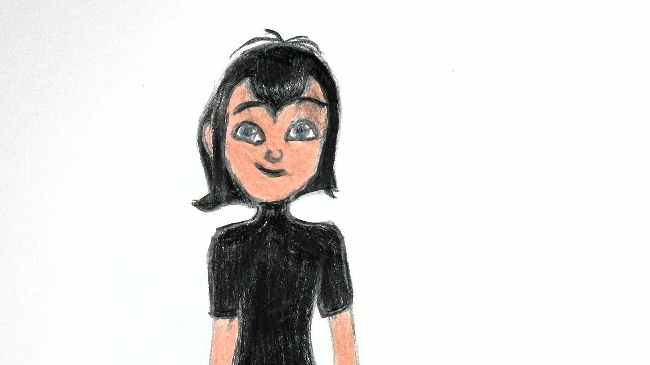 How to Draw Mavis from Hotel Transylvania - YouTube