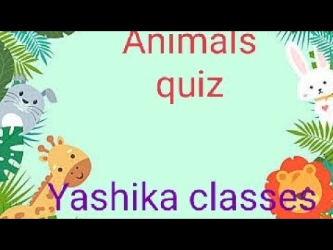 Animals quiz| amazing facts of animals| General knowledge| animals knowledge - YouTube