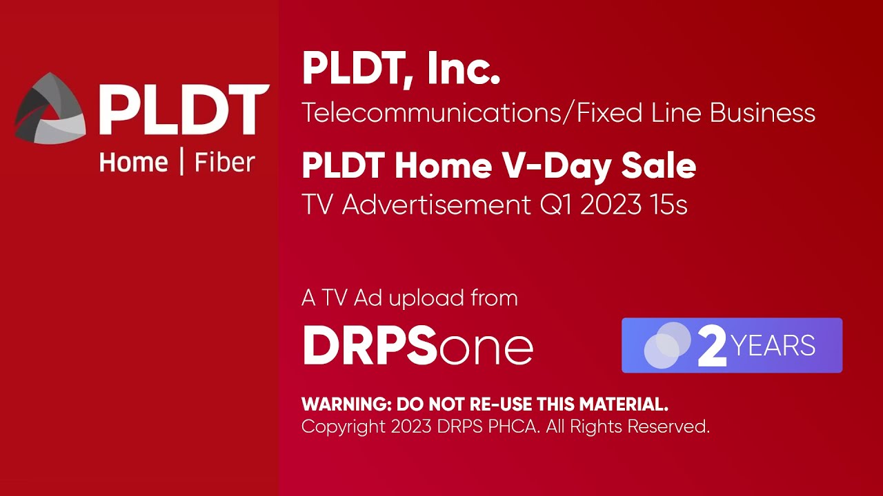 PLDT Home V-Day Sale Promo TV Ad Q1 2023 15s (Philippines) - YouTube