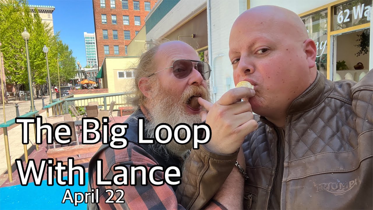 Big Loop with Lance Triumph T120 Yamaha V Star Asheville NC - YouTube