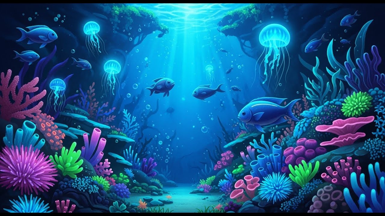 ⭐ “40 Minutes of Under the Sea 🌊 Relaxing Ocean Waves & Deep Sea ...