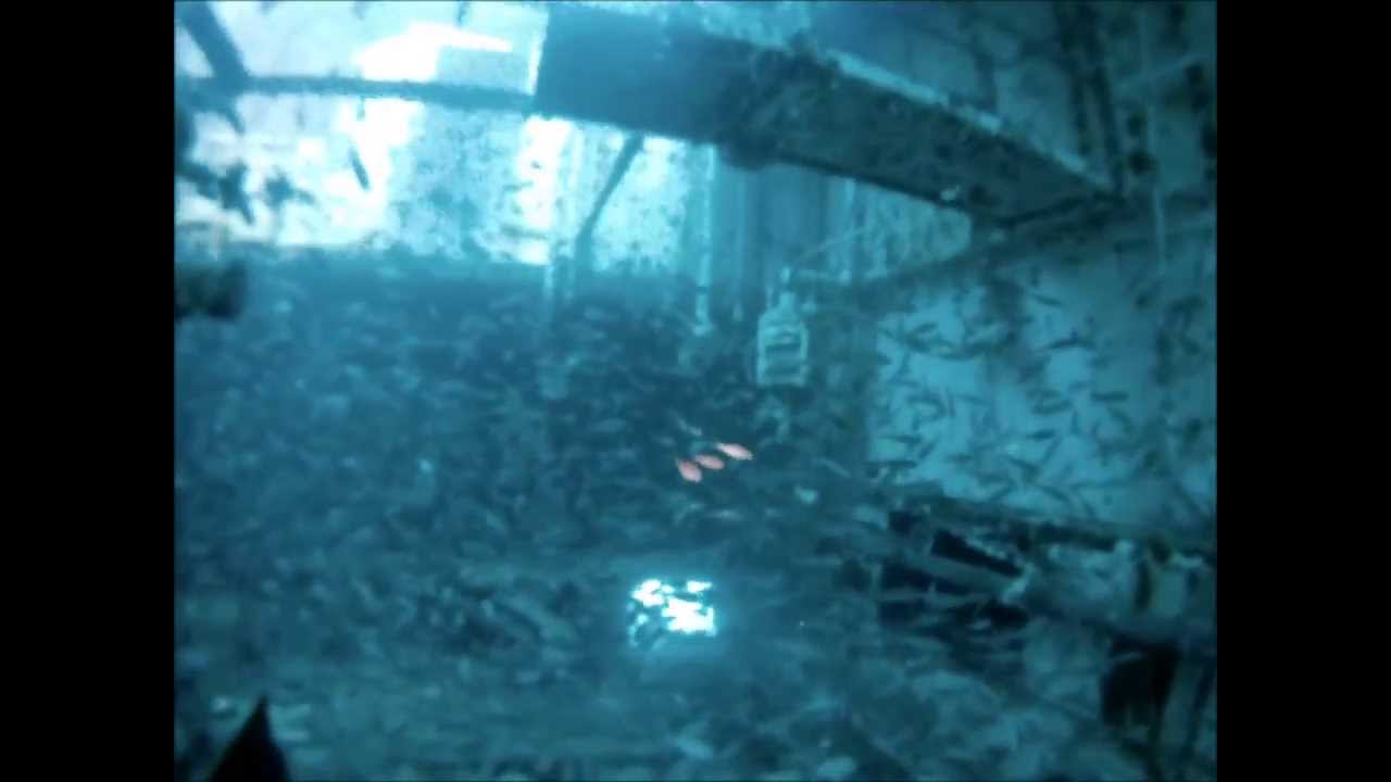 USS Mohawk wreck dive - YouTube