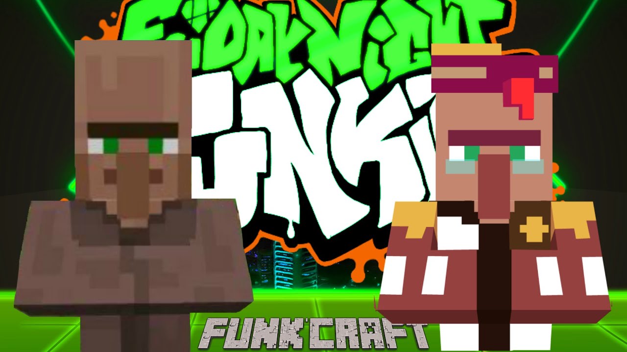 FNF: FRIDAY NIGHT FUNKIN VS MINECRAFT | FUNKCRAFT | VILLAGER SWINDLER ...