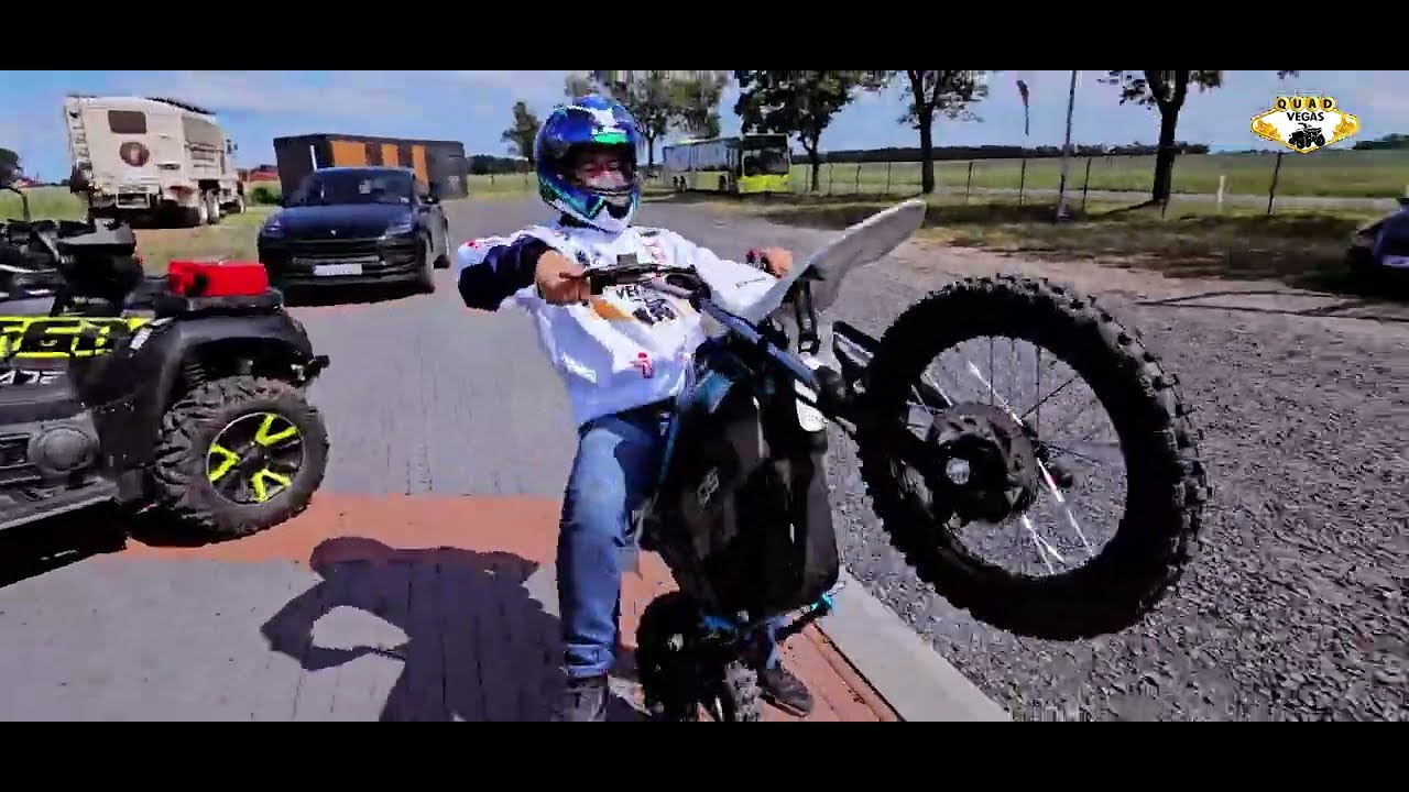 Motorki elektryczne w Quad Vegas Krzywa 3a! - YouTube