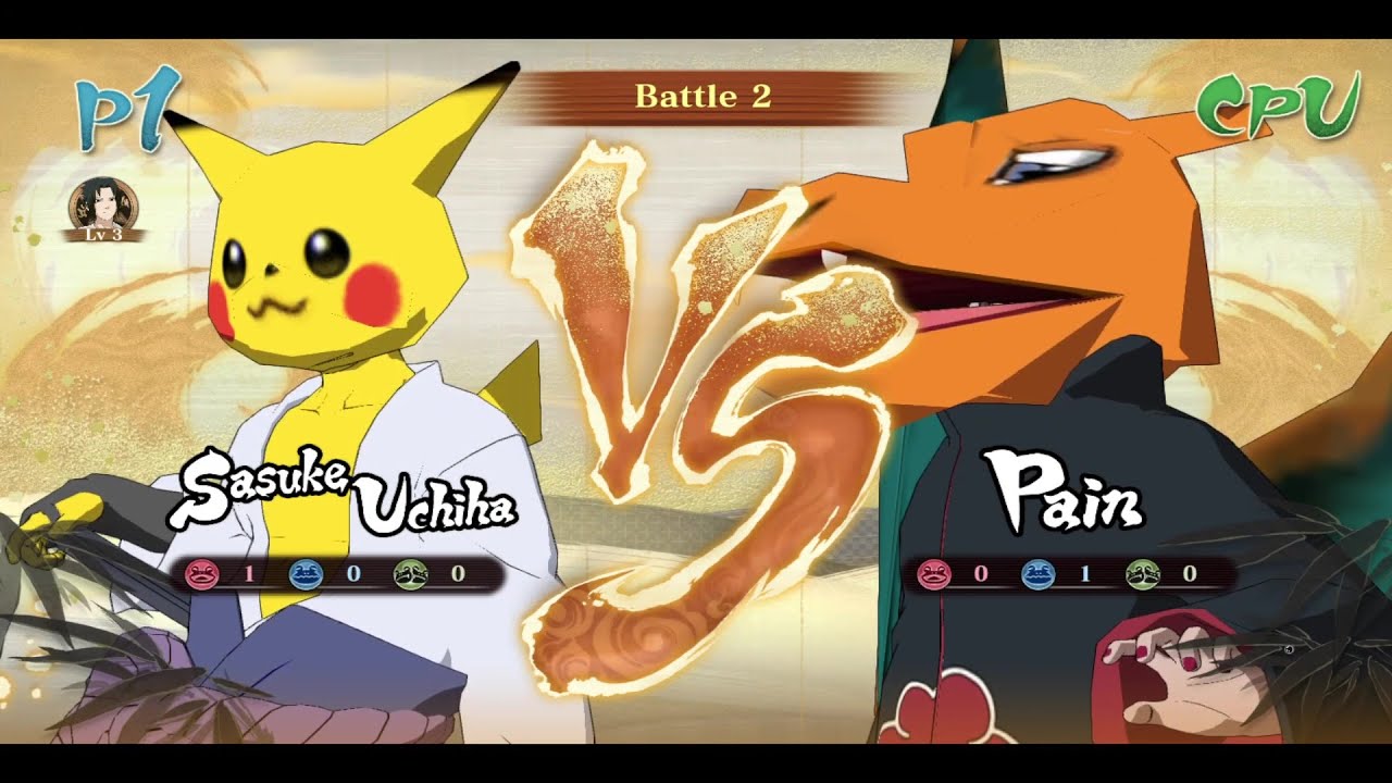 Pikachu vs Charizard - Naruto Storm Connections - YouTube