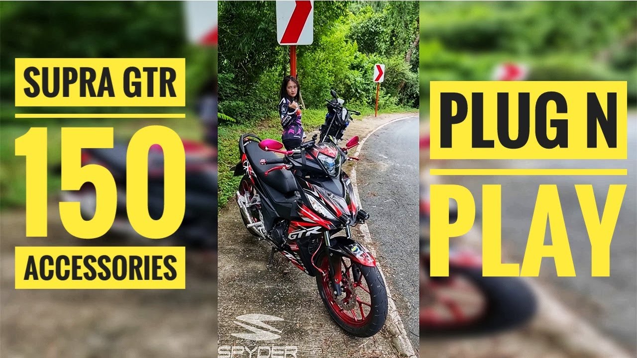 Honda Supra GTR 150 Accessories / Mods - YouTube