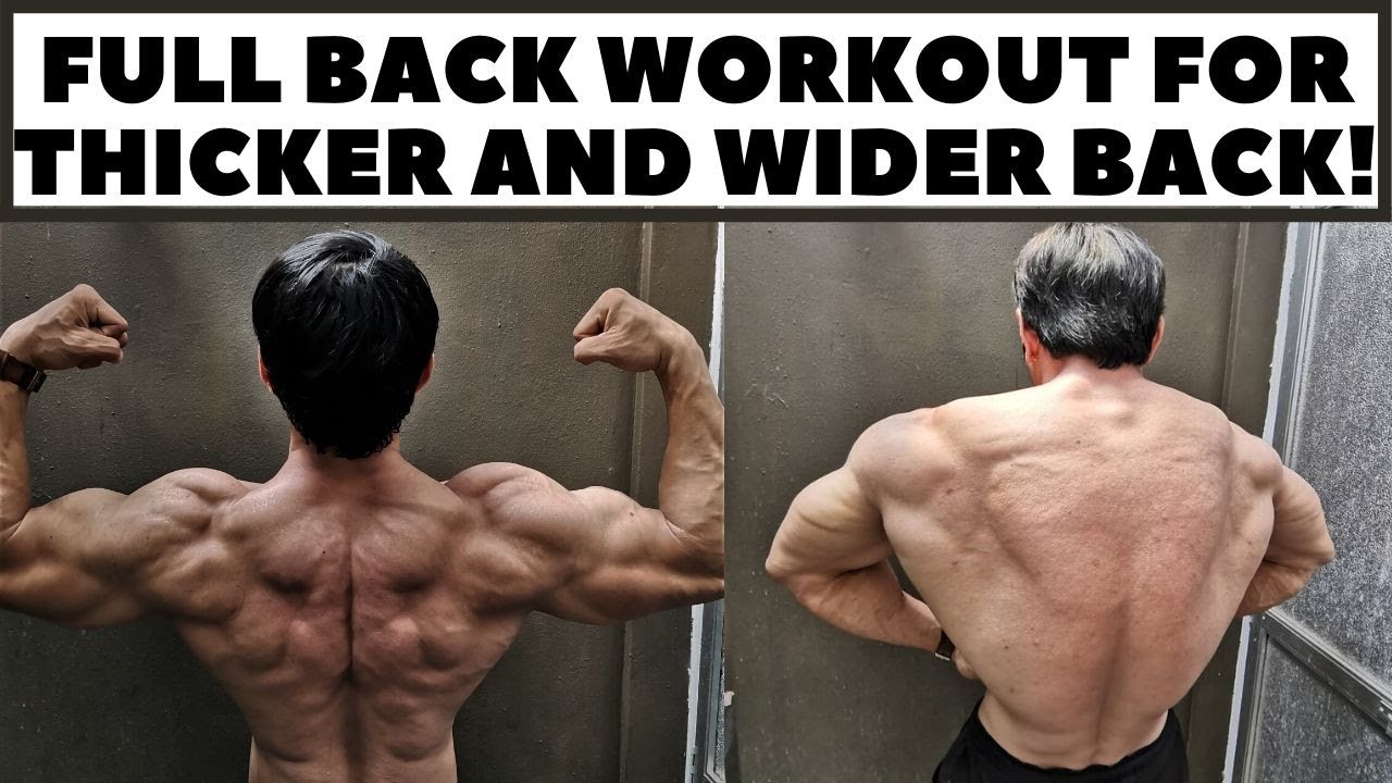 MOTIVATIONAL WORKOUT MUSIC W/ FULL BACK EXERCISES TO GET THICKER AND ...