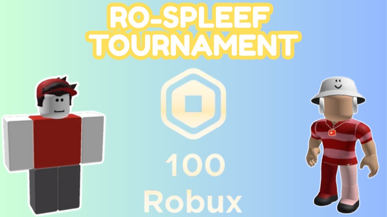 Ro-Spleef Roblox Tournament For 100 Robux!! - YouTube