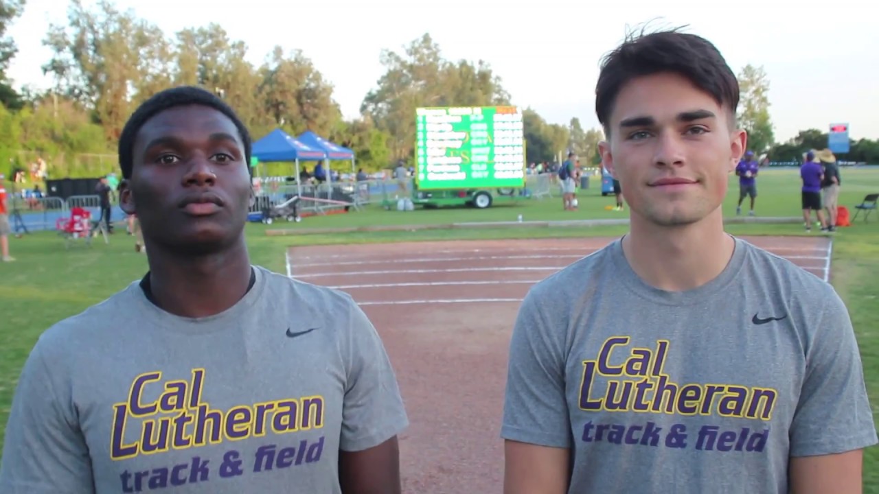 Men's Track & Field SCIAC Championships (Obasi Dees & Dallas Knapp ...