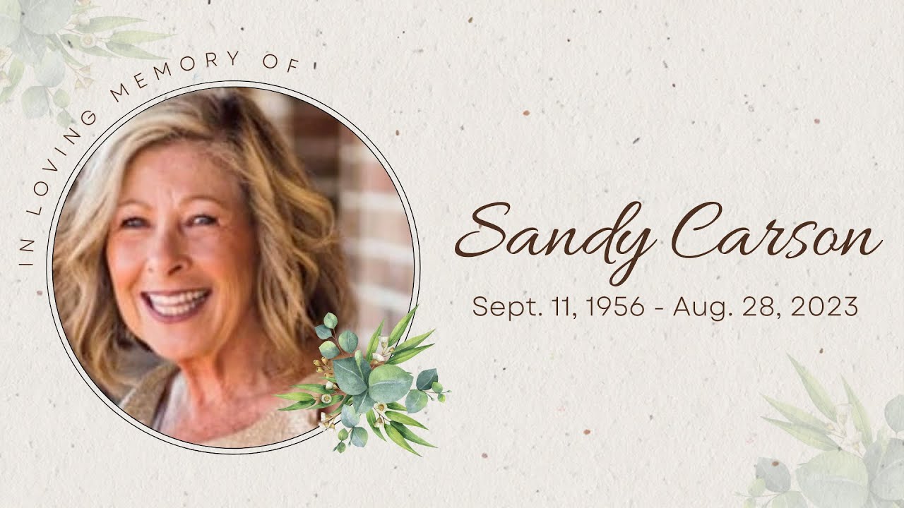 Sandy Carson Funeral - YouTube