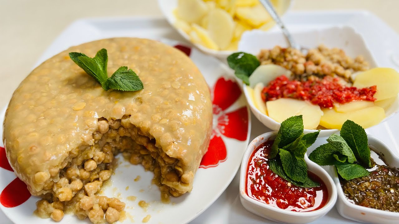 Shor Nakhod Afghan Street food Vegan Chickpea شور نخود و كچالو بشكل ...