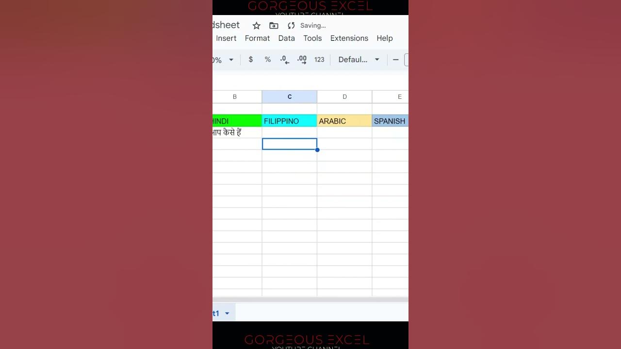 How to Use Google Translate in Google Sheets - Translate Multiple languages - YouTube