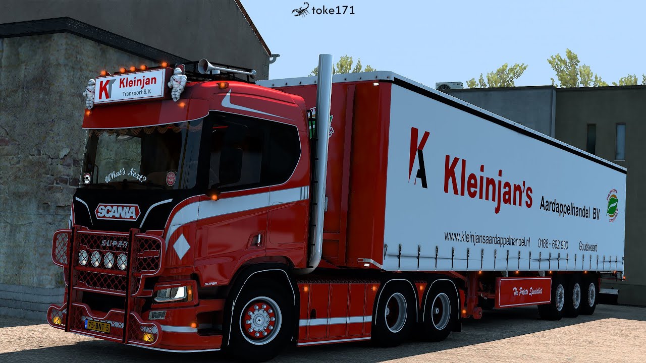 [ETS2 1.49] Scania R650 Kleinjan Transport | Bucharest(RO) ~ Ruse(BG ...
