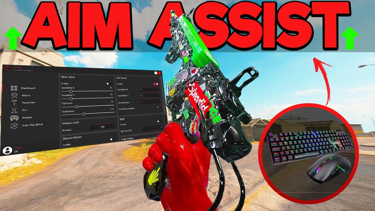 AIM ASSIST NO MOUSE E TECLADO WARZONE Call Of Duty: WARZONE 100% ...