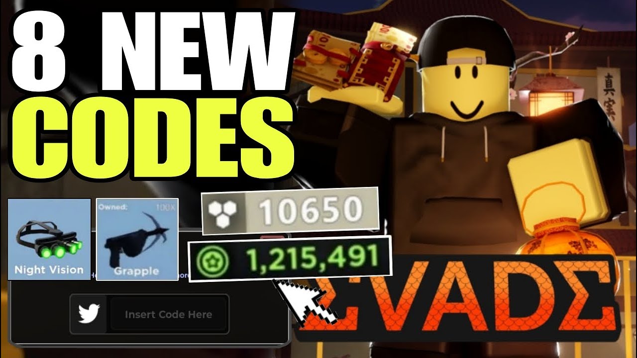 *NEW CODES* ROBLOX EVADE CODES 2025 | EVADE CODES | EVADE CODE | ALL ...