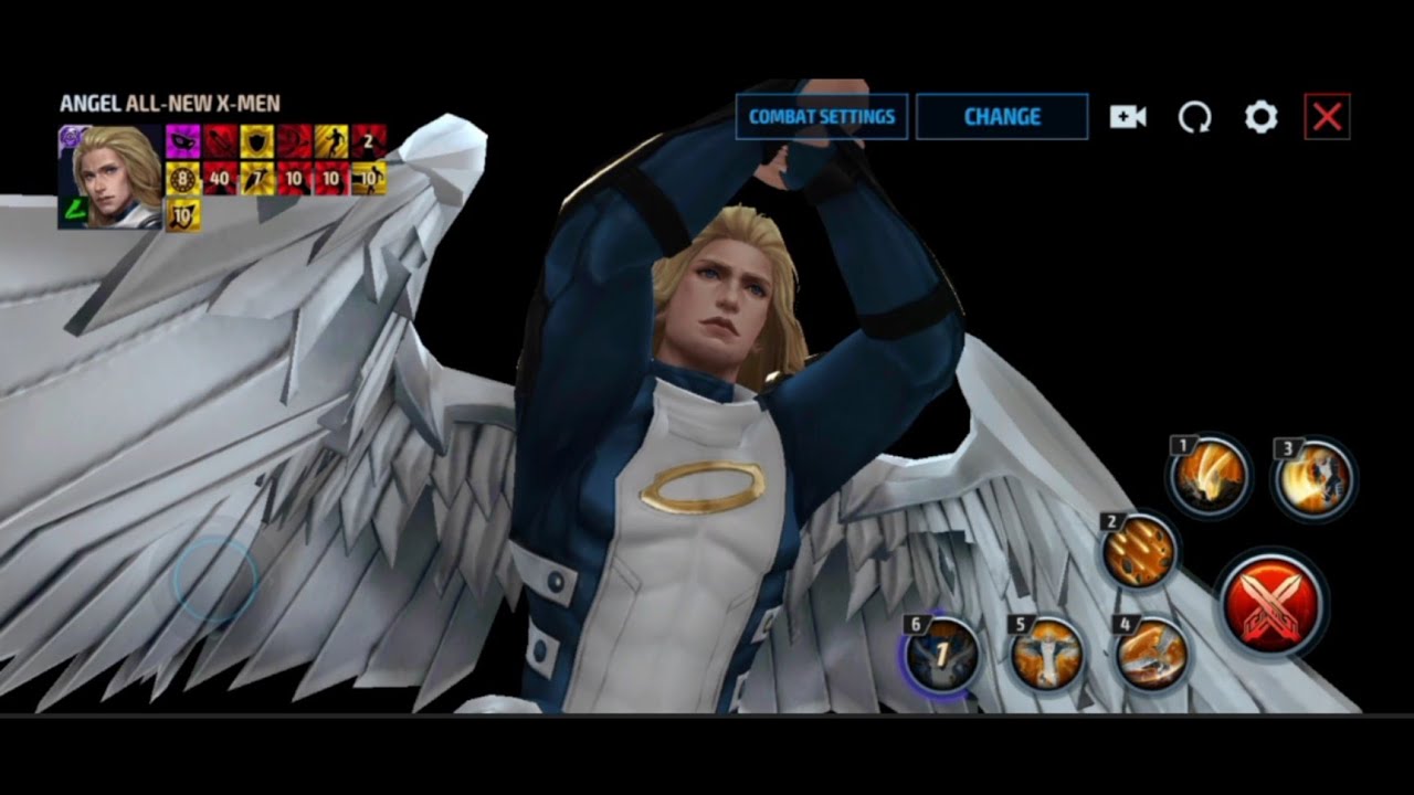 Angel in All-New X-Men suit skills preview | Marvel Future Fight - YouTube