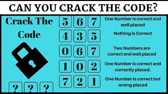 Crack the Code Puzzles - YouTube