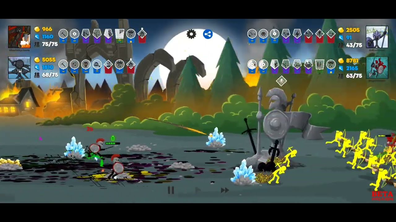 Stick war 3: 2v2 Multiplayer - YouTube