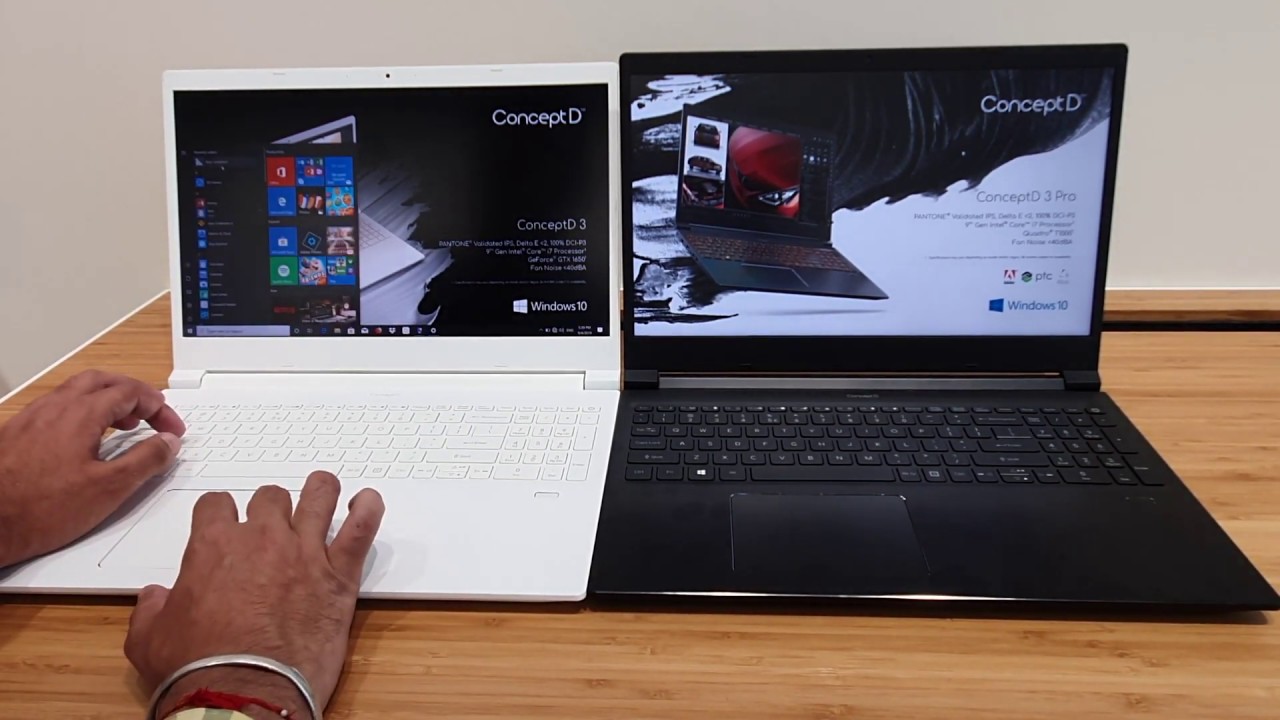 Acer ConceptD 3 and Acer ConceptD 3 Pro: First look | Hands on - YouTube