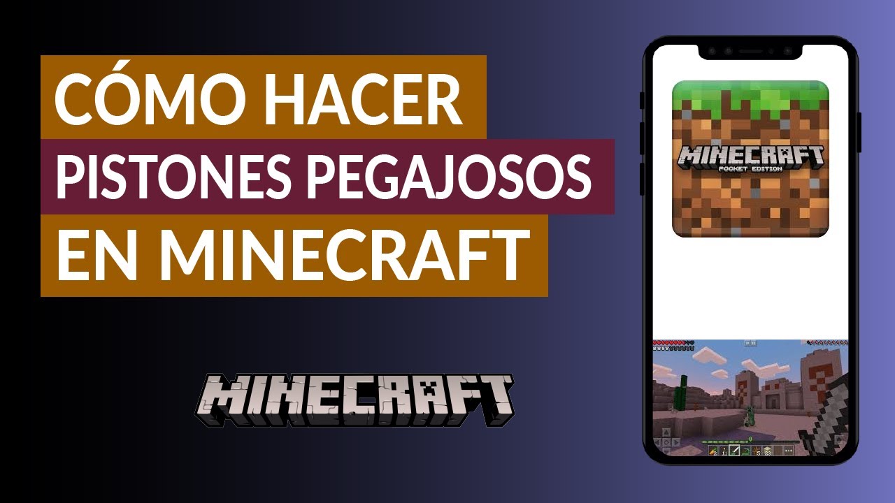 Cómo Hacer Pistones o Pistones Pegajosos en Minecraft - Tutorial para ...