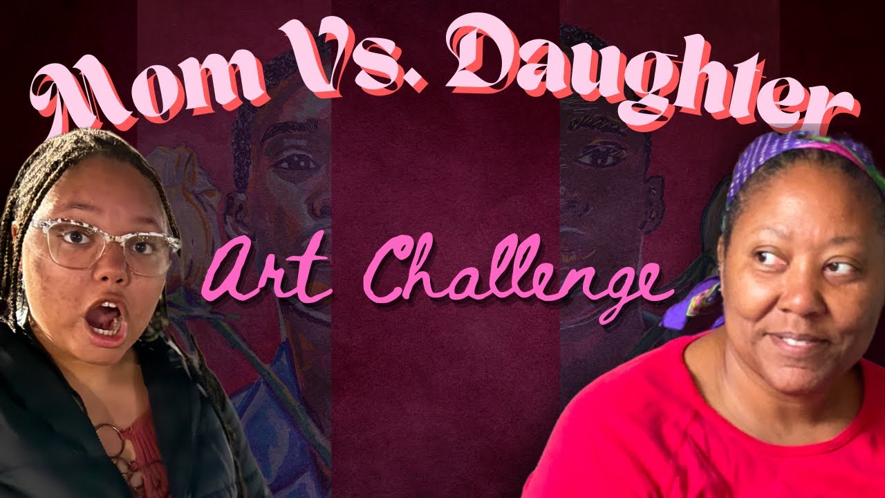 Mom vs. Daughter Drawing Challenge: Two Halves, One Masterpiece ...
