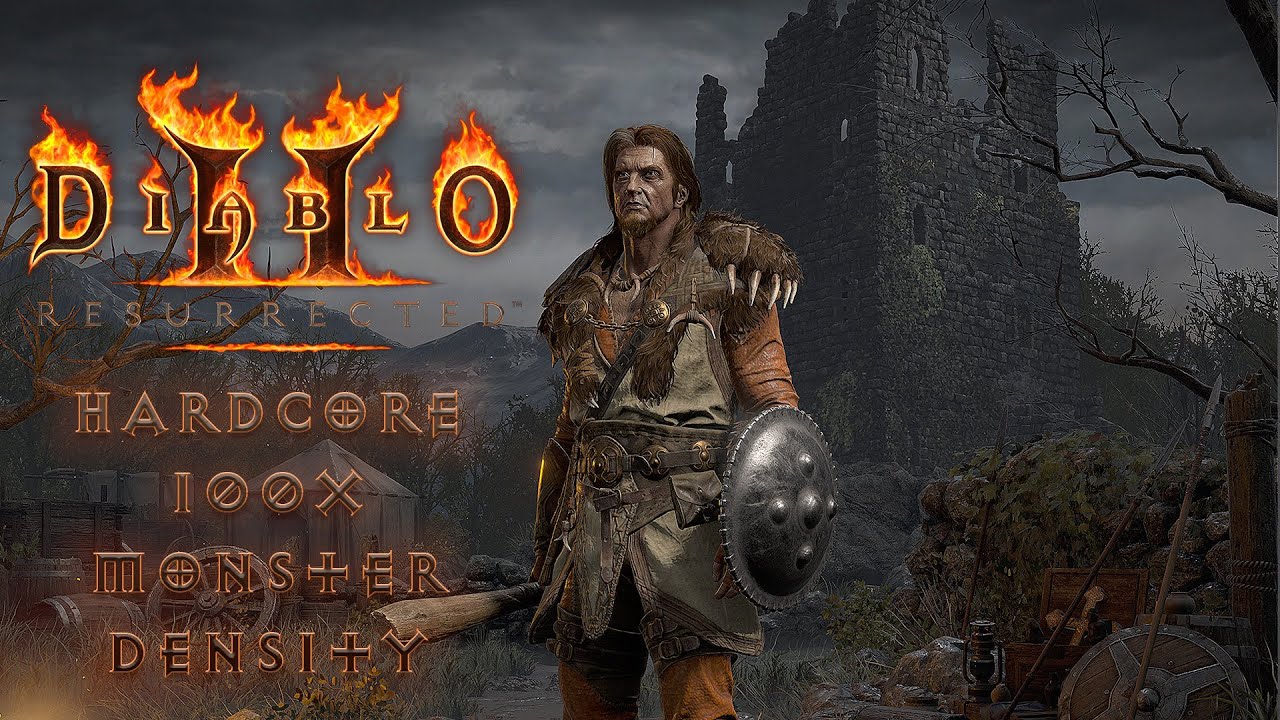Diablo 2 Resurrected - 100x Monster Density - Rabies Druid - YouTube