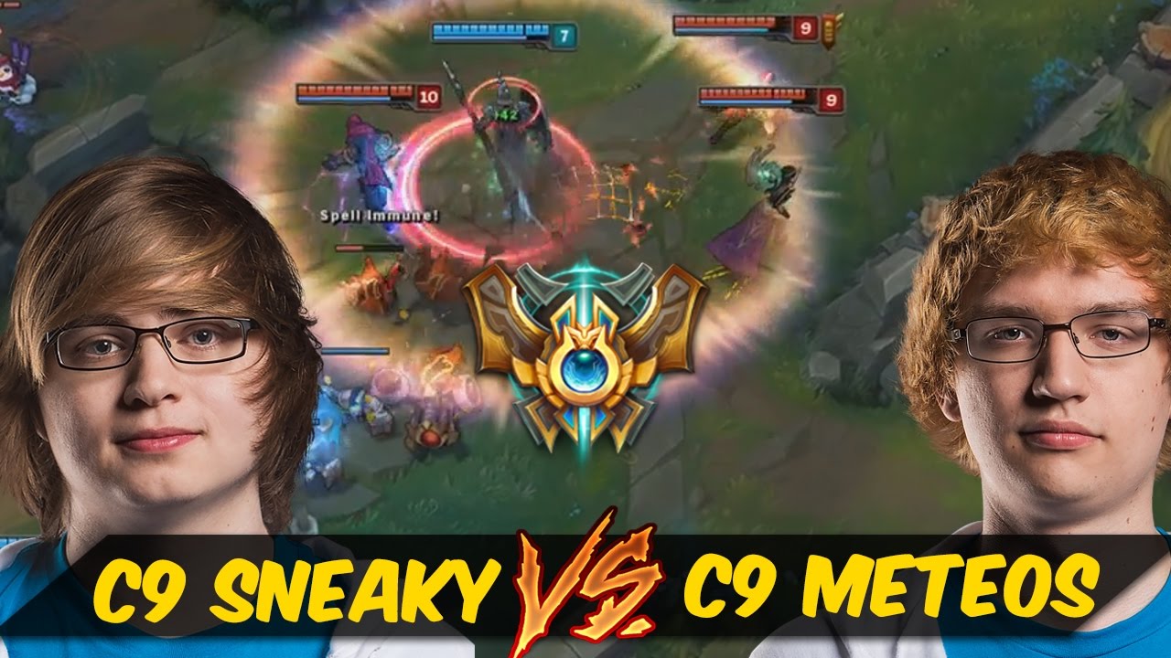 C9 SNEAKY vs C9 METEOS | CAITLYN vs ELISE | Full Game Highlights - YouTube