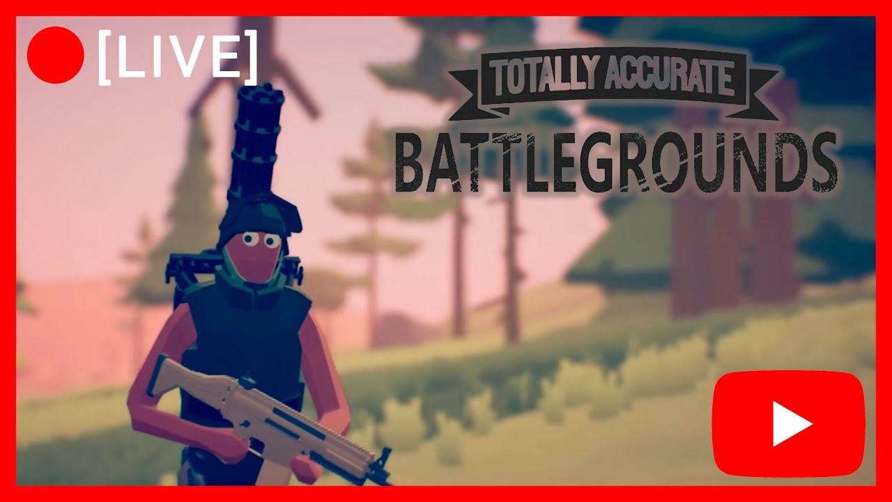 🔴[LIVE] FIQUEI ENTRE OS PRIMEIROS - Totally Accurate Battlegrounds ...