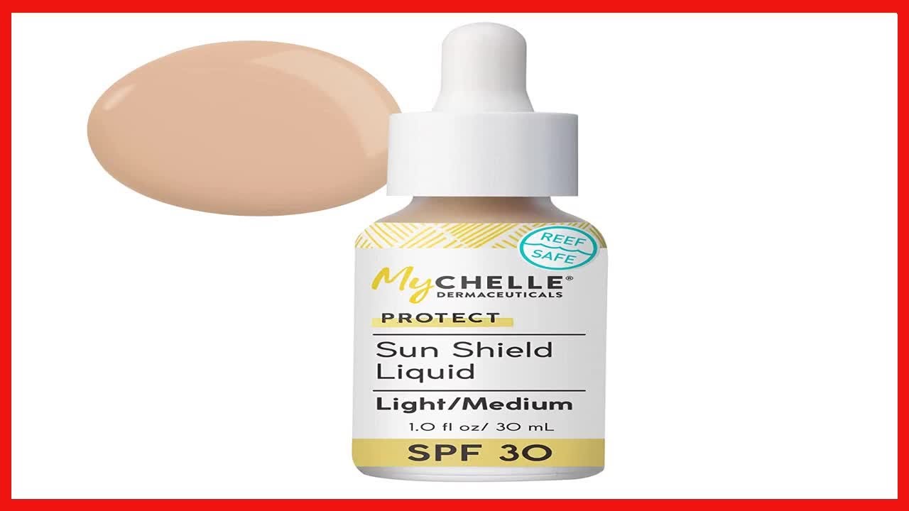 MyChelle Dermaceuticals Sun Shield Liquid SPF 30 Light/Medium (1 Fl Oz ...