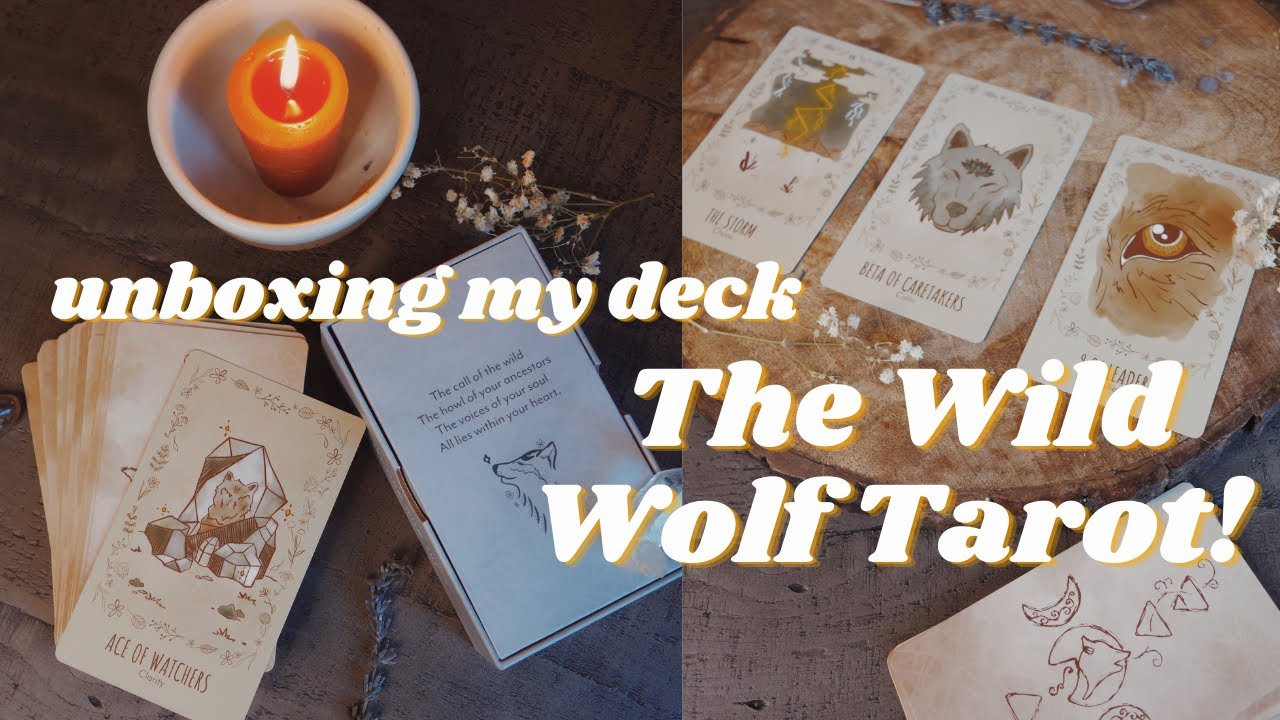 Unboxing the First Edition of my Tarot Deck! The Wild Wolf Tarot - YouTube