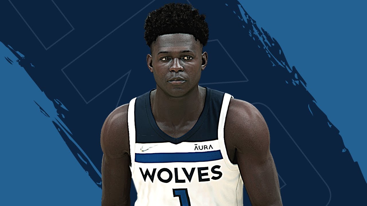 *NEW* Anthony Edwards Face Creation NBA 2K22 - YouTube