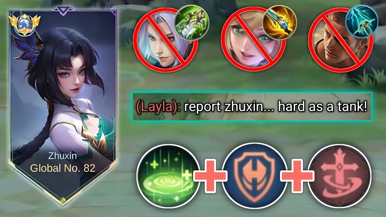 ZHUXIN TANK EMBLEM + REVITALIZE + BRAVE SMITE!‼️(sustain hack!😱 ...