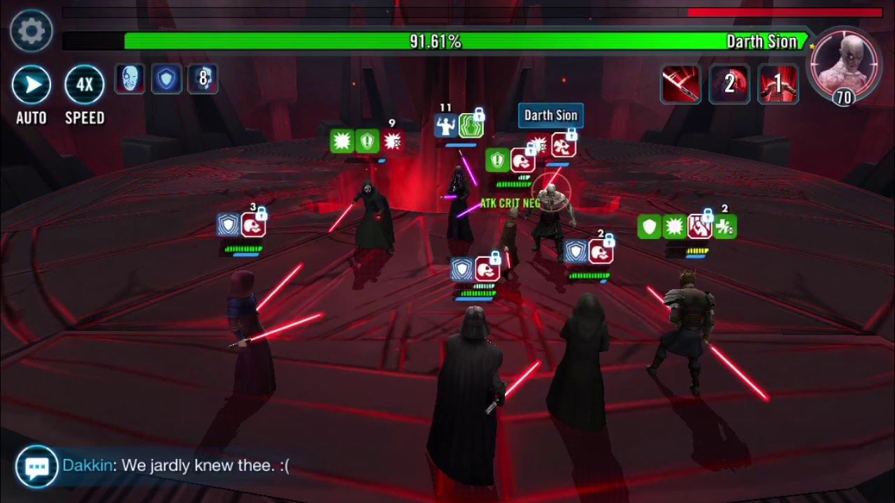 SWGOH SITH TRIUMVIRATE RAID PHASE 4 Final - YouTube