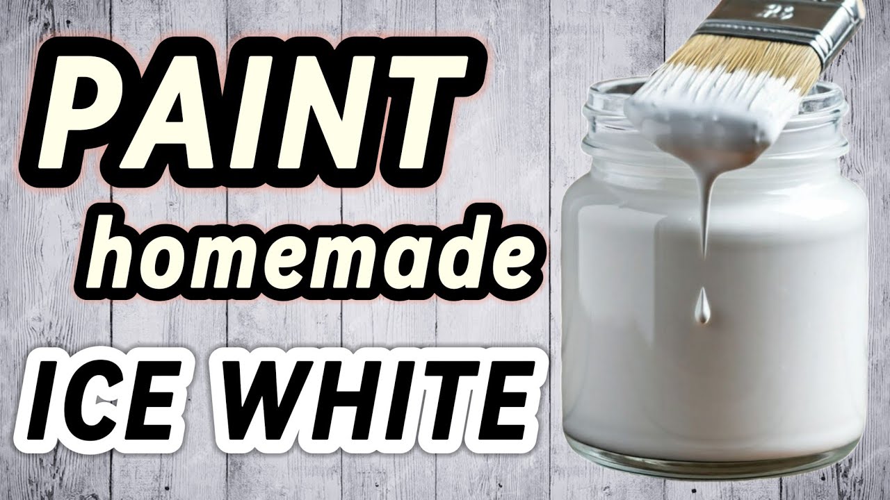 RECIPE for FORNITURE PAINT: ICE WHITE color 🤍 - YouTube