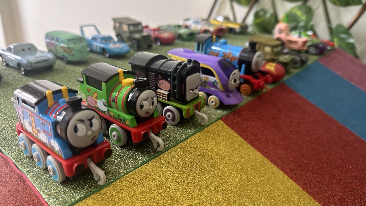 Lightning Mcqueen, Thomas And Friends Fall Into The Water, Mater, Sally ...