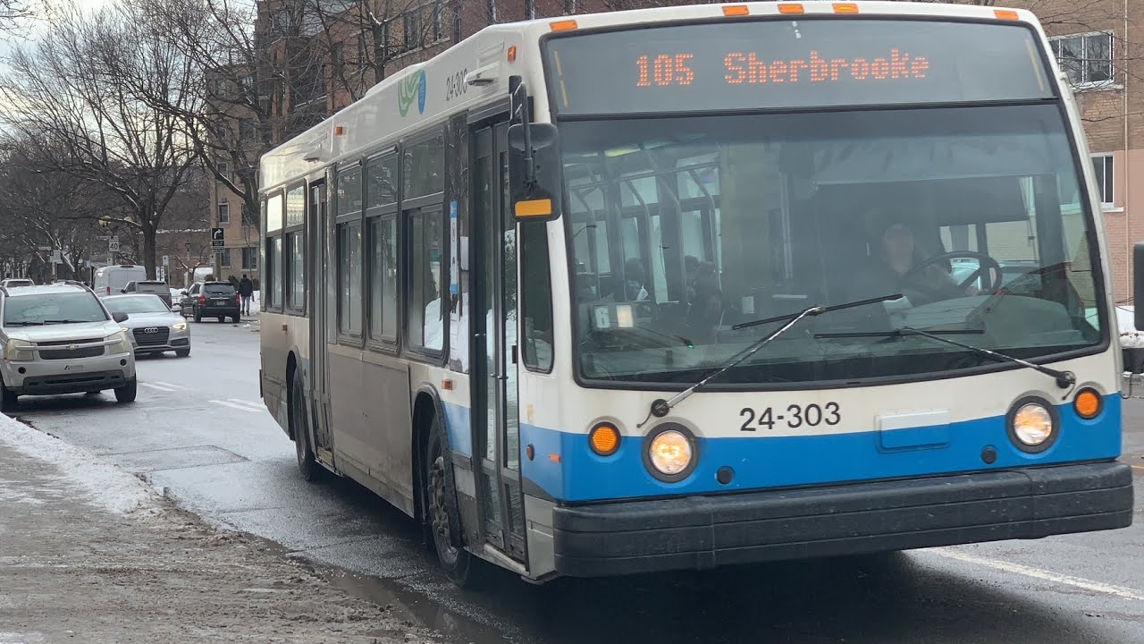 MONTREAL STM NOVA BUS LFS RIDE 24-303 - YouTube