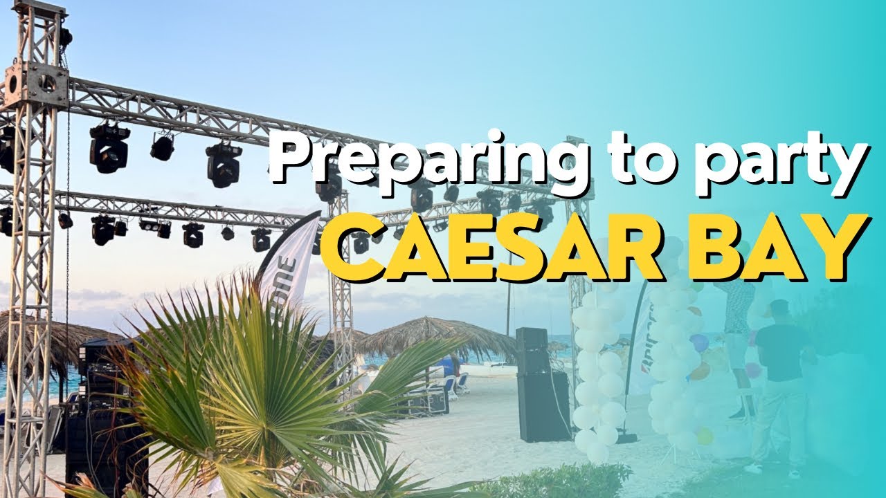 Caesar Bay resort. Preparing for party - YouTube