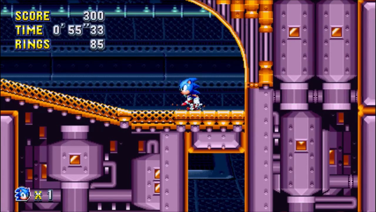 Sonic Mania (PC) Flying Battery 1 Sonic: 1'15"17 (Speed Run) - YouTube