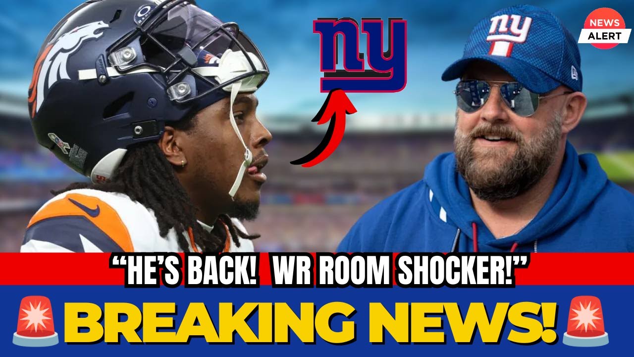 🚨BREAKING: Depth Chart Shake-Up! WR Battle Gets REAL in Giants Camp ...
