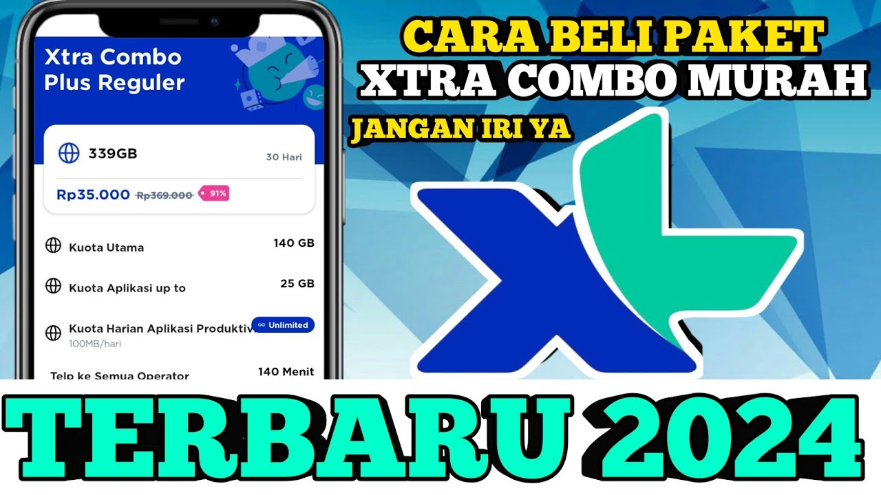 Cara Beli Xtra Combo Plus Reguler XL Termurah 2024 - YouTube