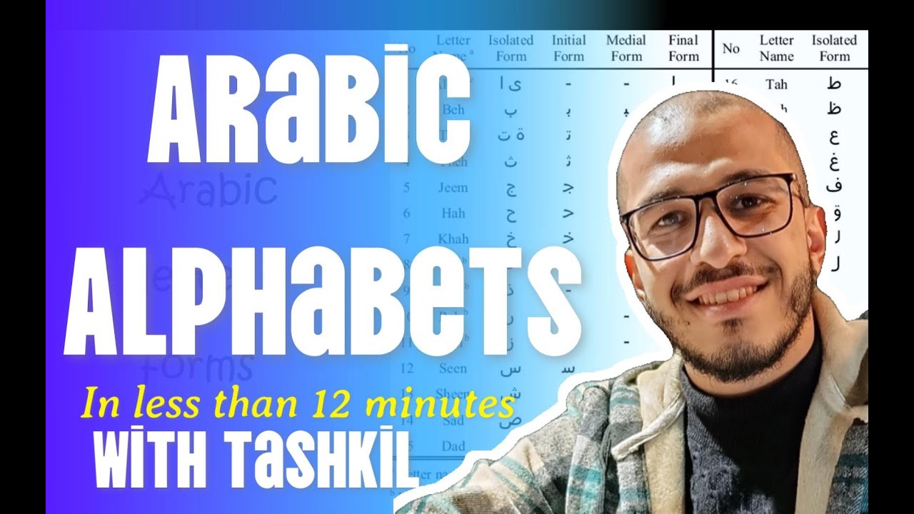 The guide to Mastering Arabic Alphabet in less than 12 minutes - YouTube