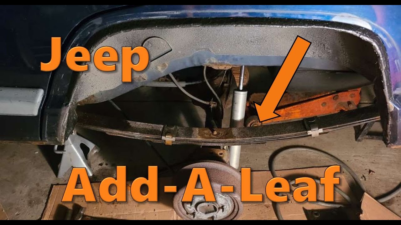 Jeep Add-A-Leaf Lift Install - YouTube