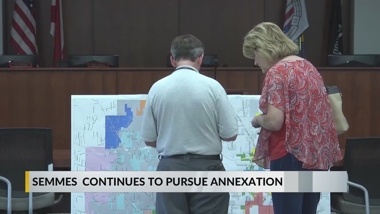 Semmes Mayor Brandon Van Hook holds 2nd annexation meeting - YouTube