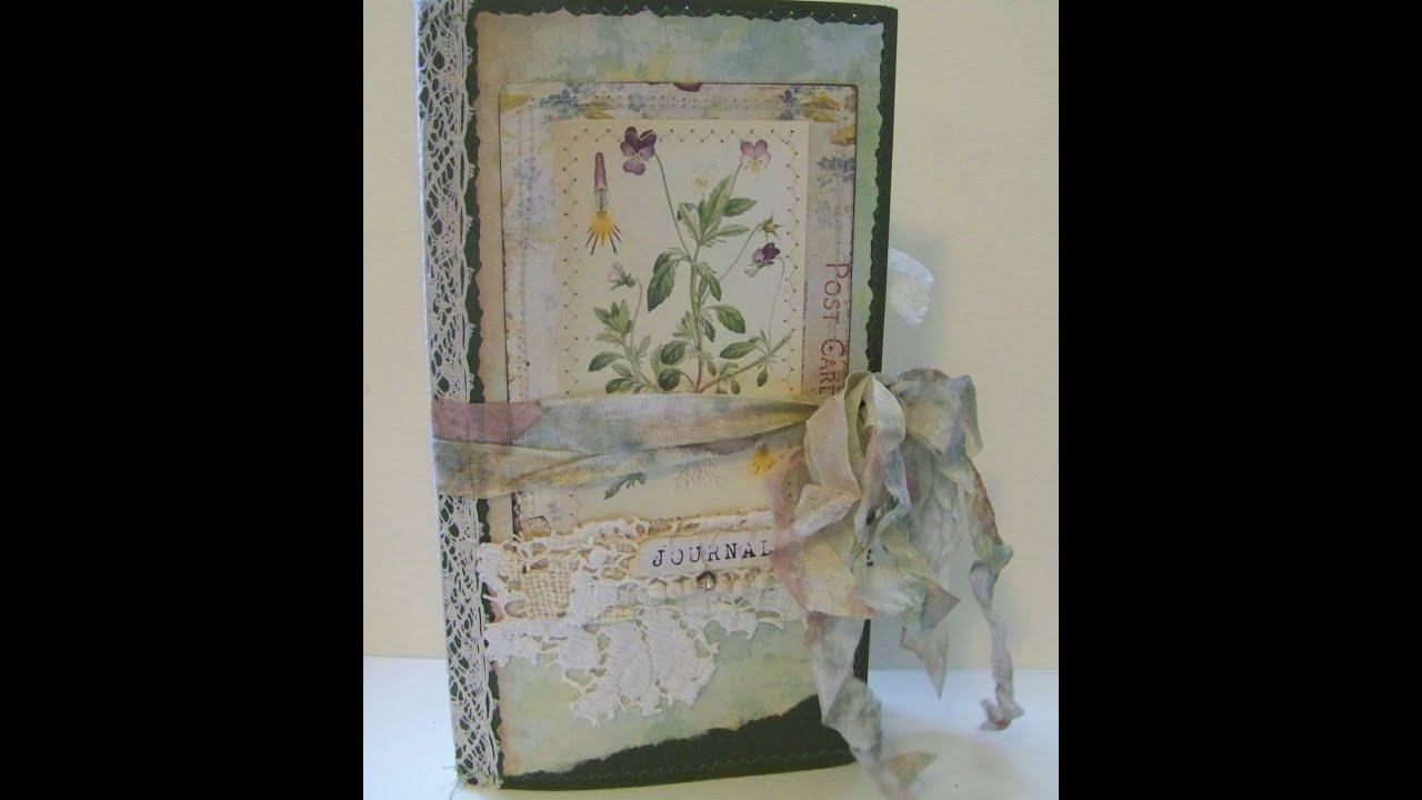 Spring Garden Handmade Junk Journal - Sold Thank You - YouTube