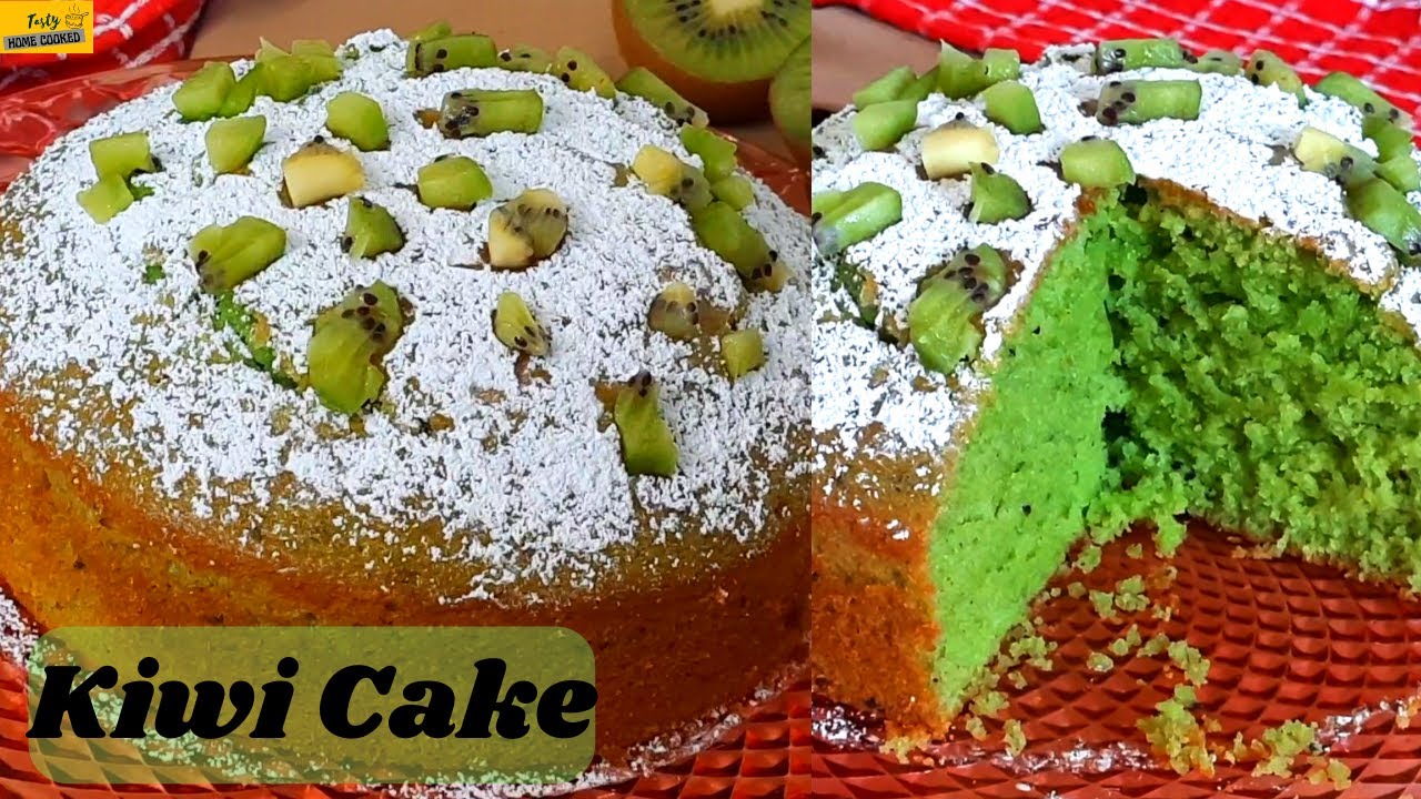 Kiwi Cake | Kiwi Cake Recipe | Super Soft Kiwi Cake - YouTube